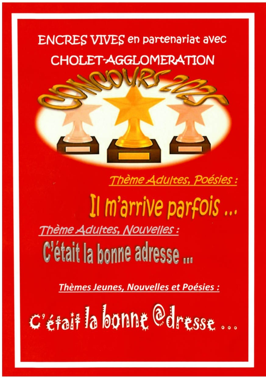 Concours 2025 - Encres Vives, , CHOLET | English Version